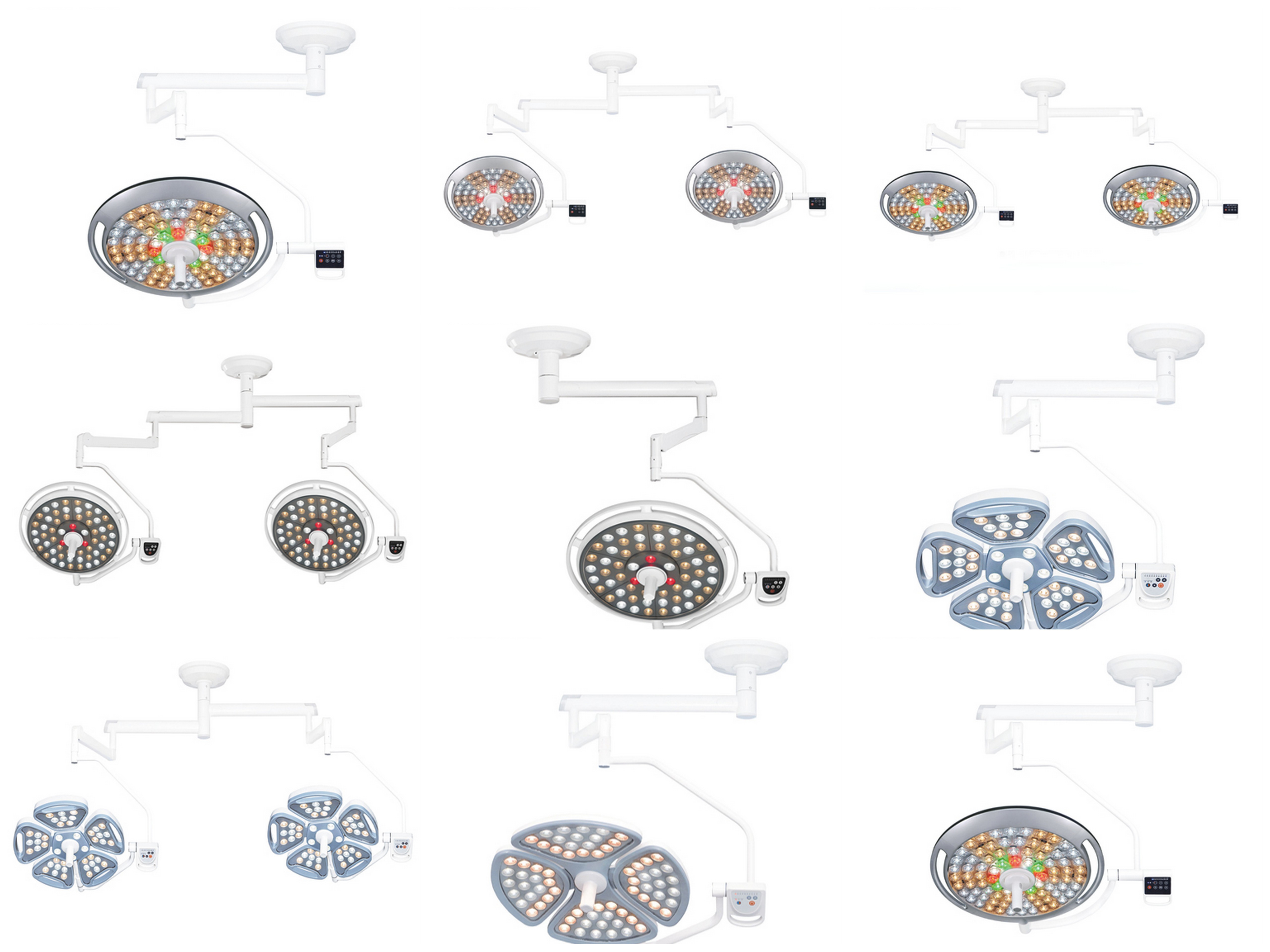 Surgical Examination Cold Light Shadowless LED Operation Lamp ...